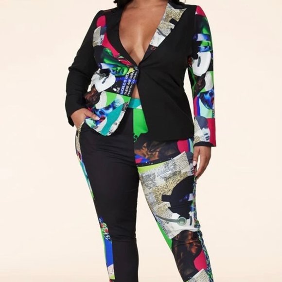 Pants & Jumpsuits | Pop Art Pants Set | Poshmark